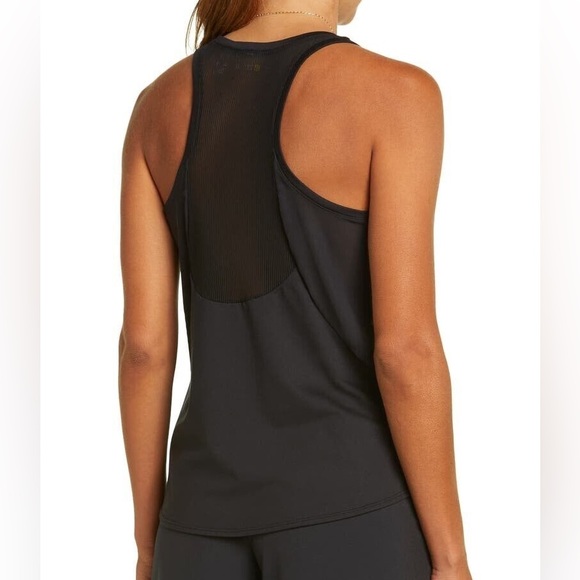 Zella | Tops | Nwt Zella All Day Black Tank With Back Mesh | Poshmark